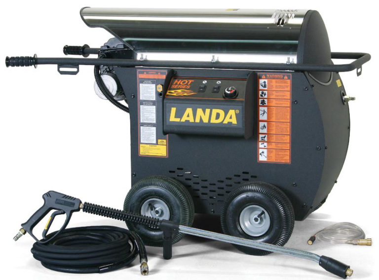 LANDA - HOT Portable, Electric Powered, Diesel Heated Pressure Washer ...